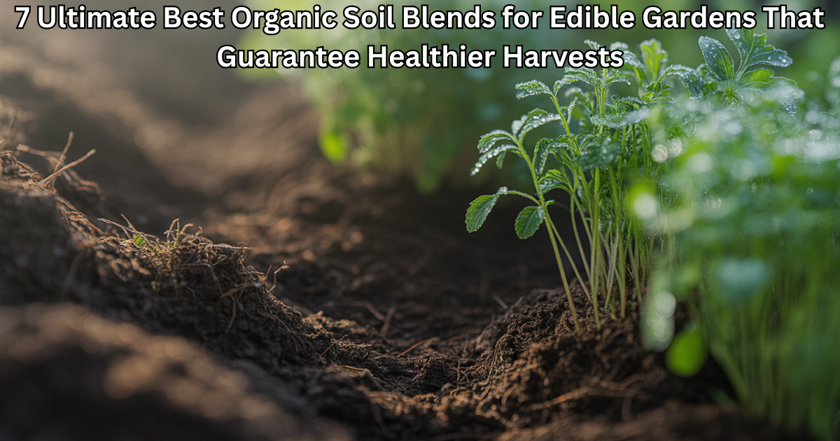 7 Ultimate Best Organic Soil Blends for Edible Gardens That Guarantee ...